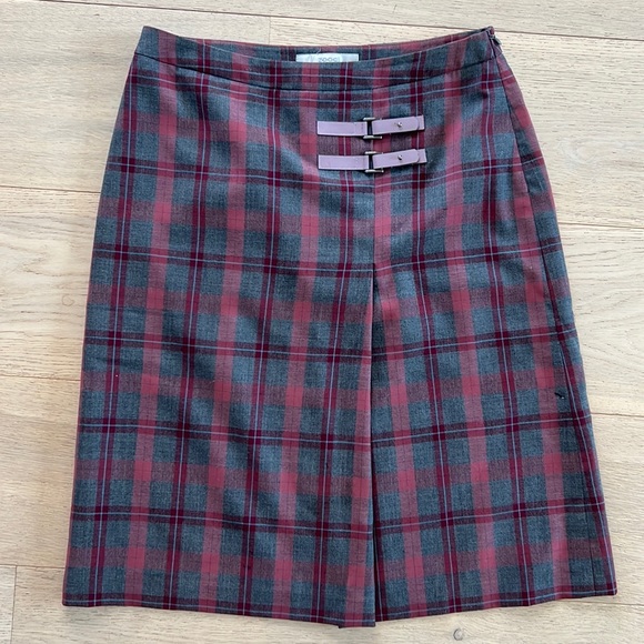 zooc | Skirts | Korean Fashion Brand Zooc Midi Plaid Skirt | Poshmark